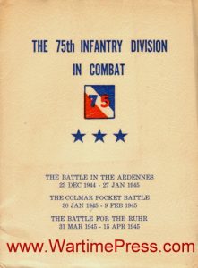 75th Infantry Division – 75th Infantry Division in Combat – 1960 PB ...