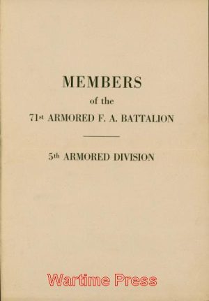 05 5th Armored Division | Wartime Press