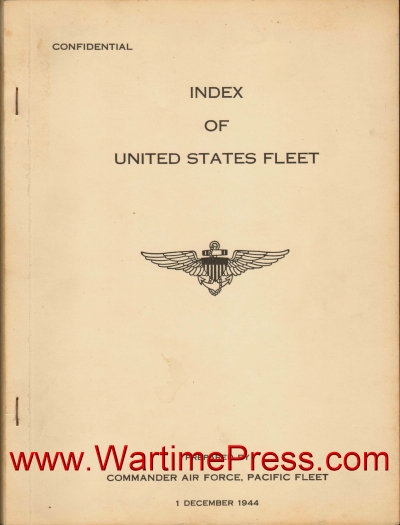 Index of United States Fleet – 1 December 1944 (PDF) | Wartime Press